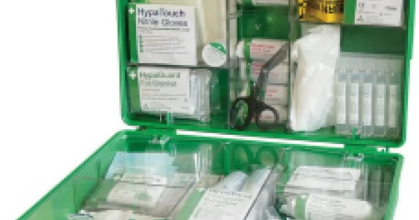 Green BS8599 Industrial High-Risk First Aid Kit (Medium)